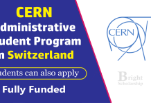CERN Administrative Student Program 2025-26 in Switzerland (Fully ...